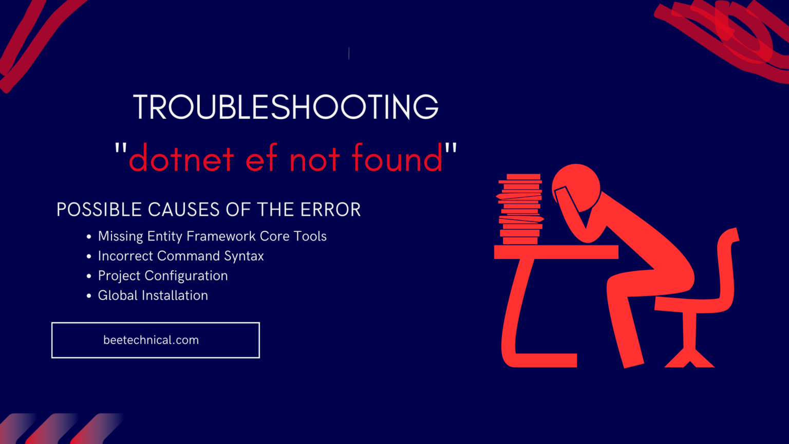 Troubleshooting Command Dotnet Ef Not Found In Ef Core 2023